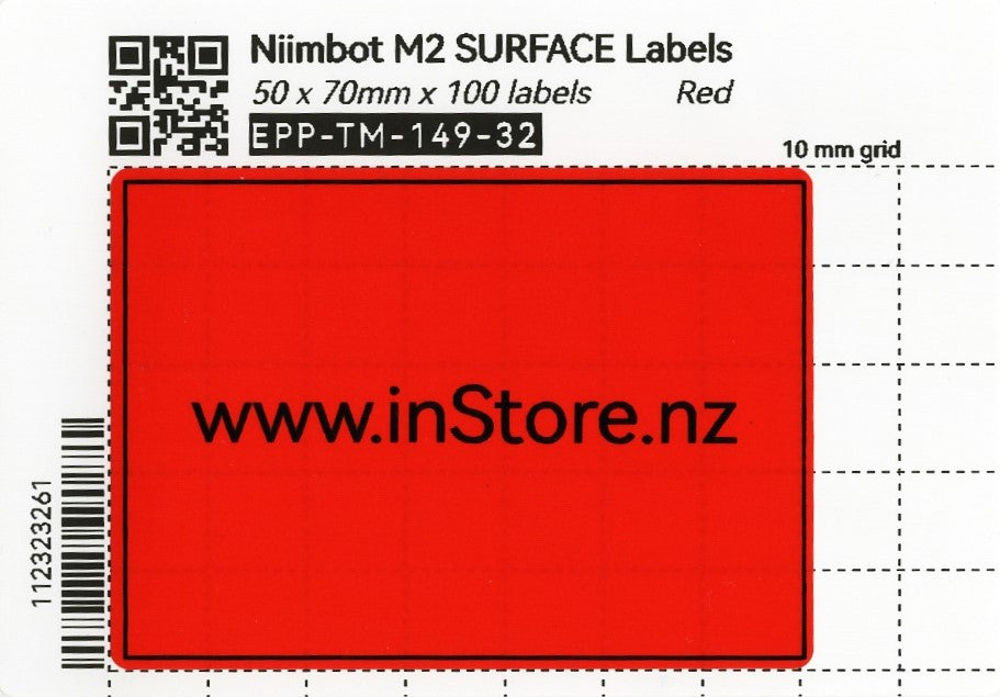 Niimbot M2 STANDARD Labels – inStore Ltd